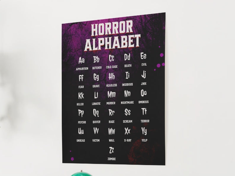Horror Alphabet – curiodepot