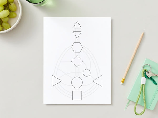 Printable Human Design Body Graph Blank Template – curiodepot