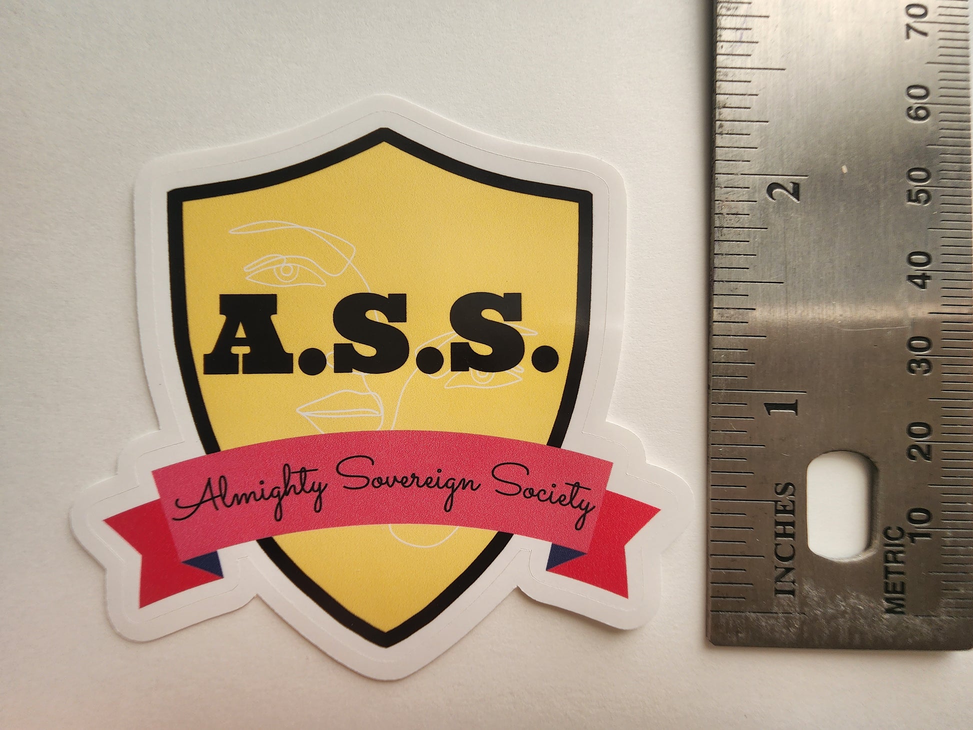 Almighty Sovereign Society Sticker – curiodepot