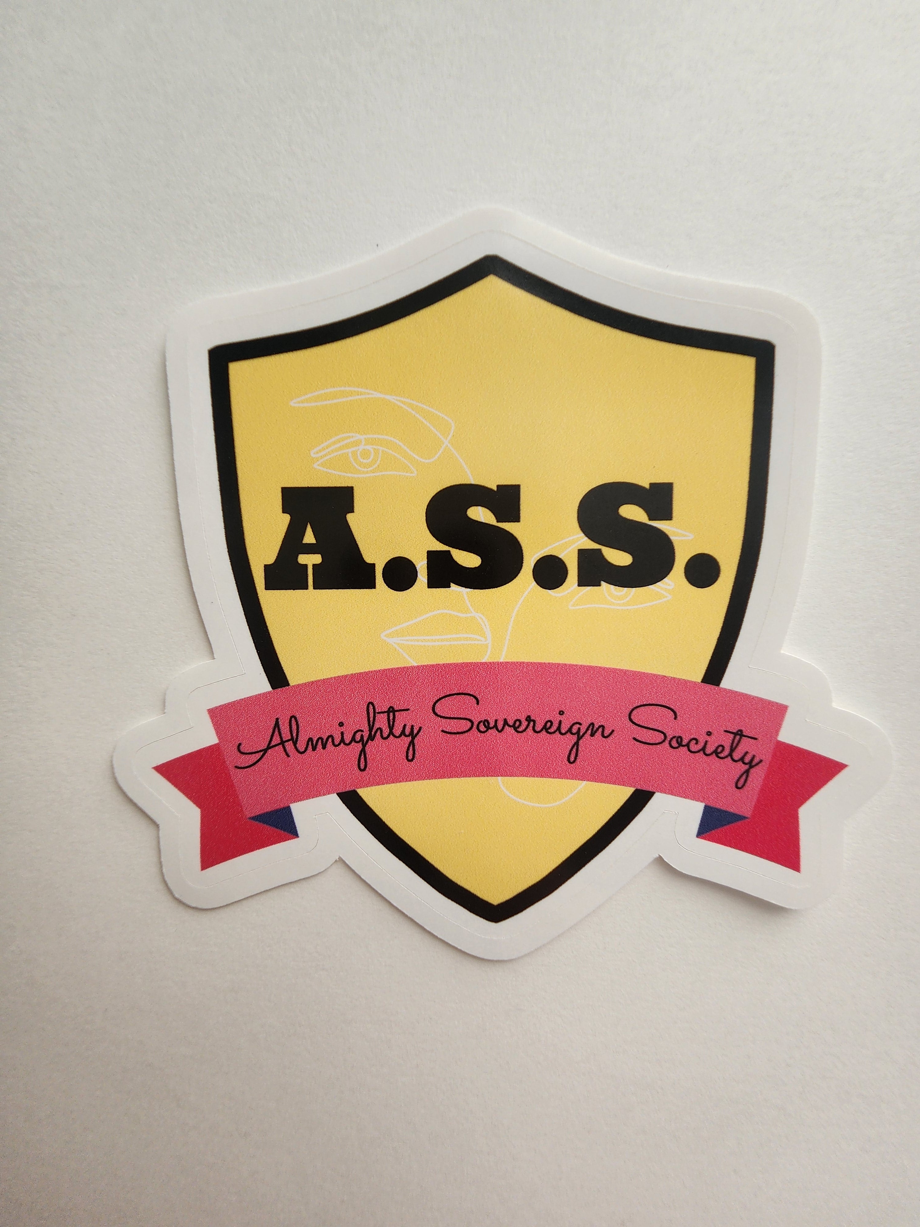 Almighty Sovereign Society Sticker – curiodepot
